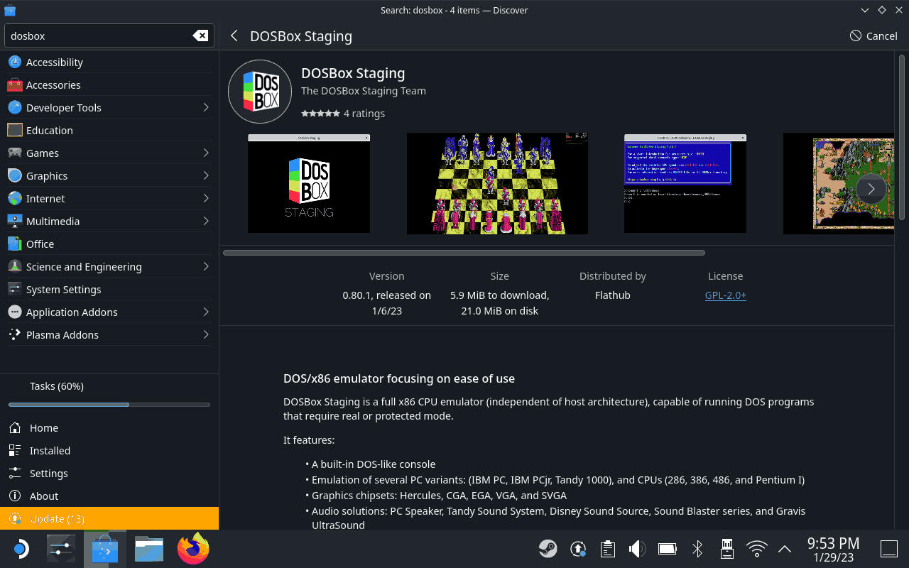 Andi's Blog: Dosbox with MIDI on the Steam Deck